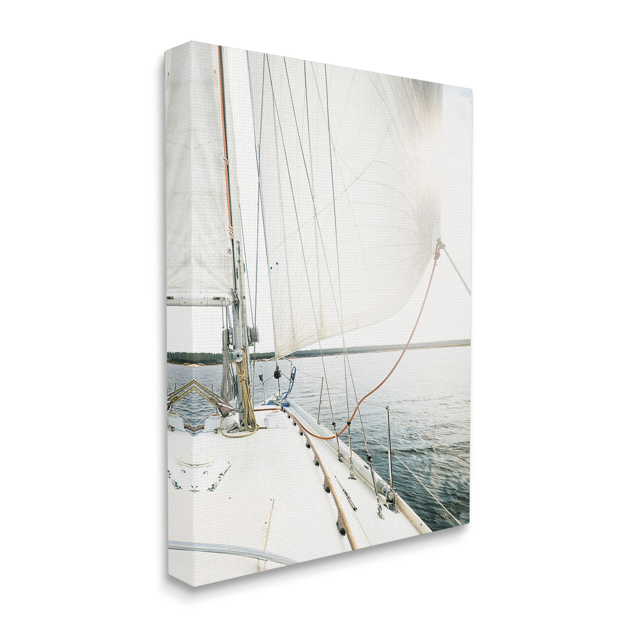 Breakwater Bay " Nautical Boat Mast View " by Sisi And Seb on Canvas ...