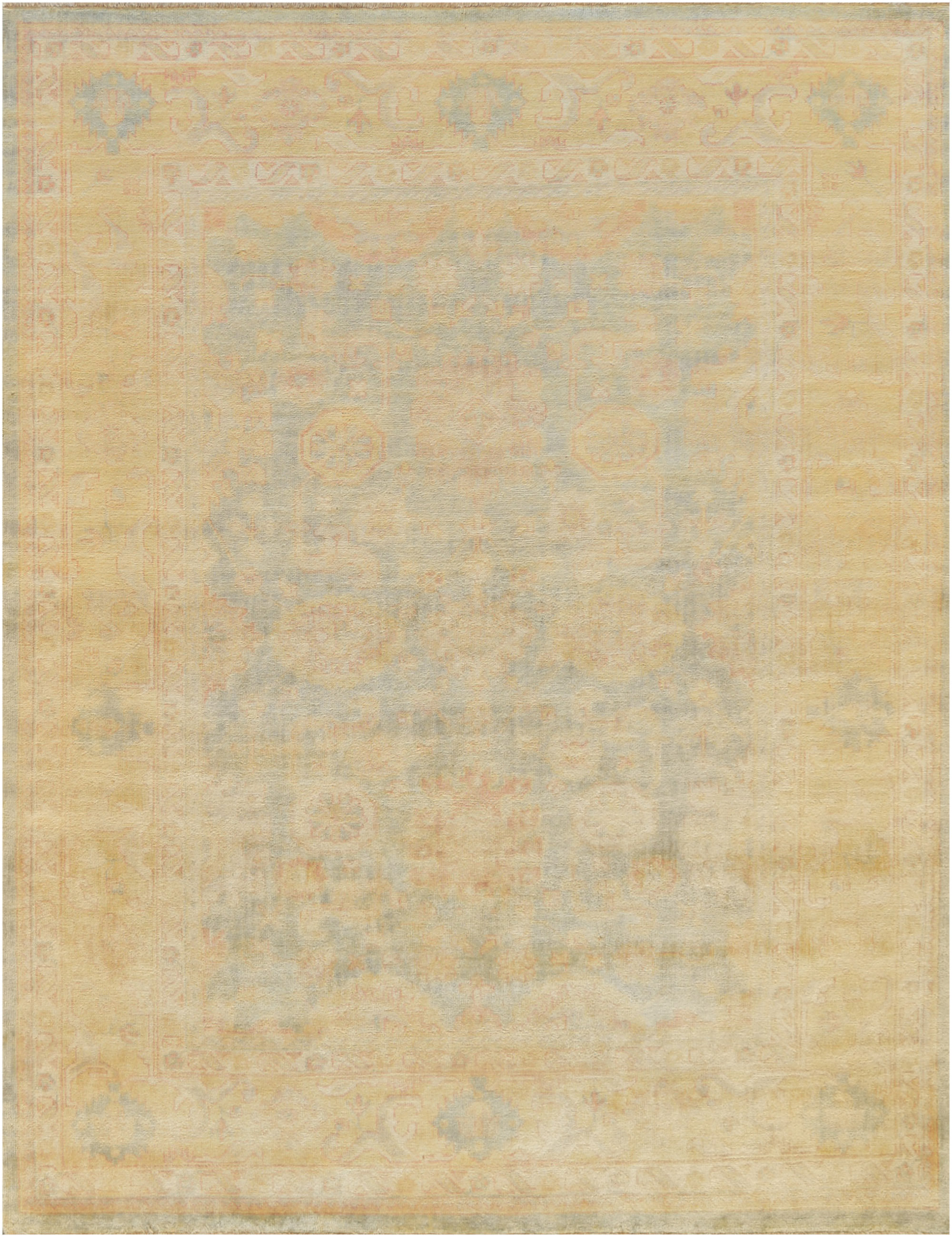 Mansour Wool Light Brown/Blue Rug | Wayfair
