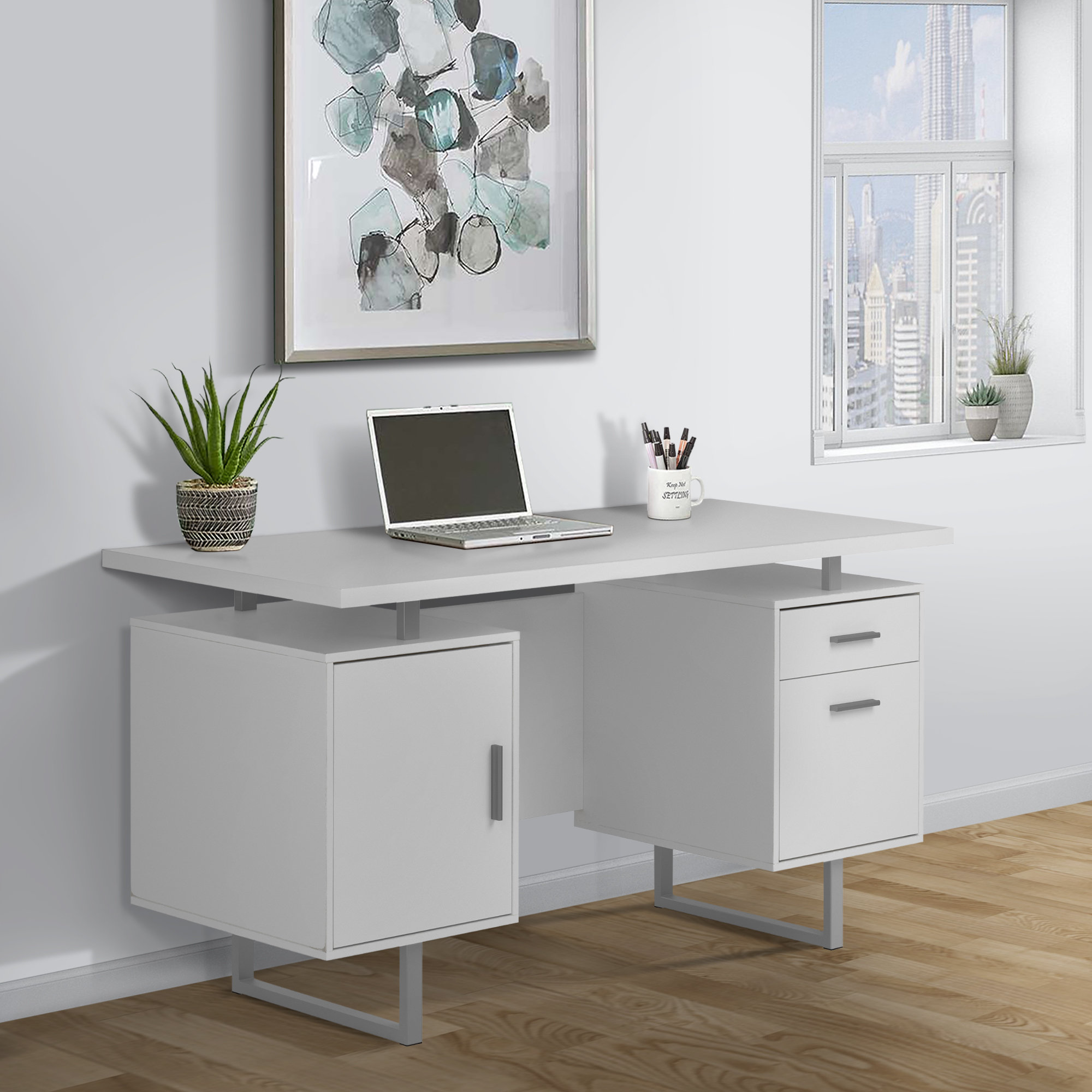 Wade Logan Ayseni Executive Desk & Reviews - Wayfair Canada