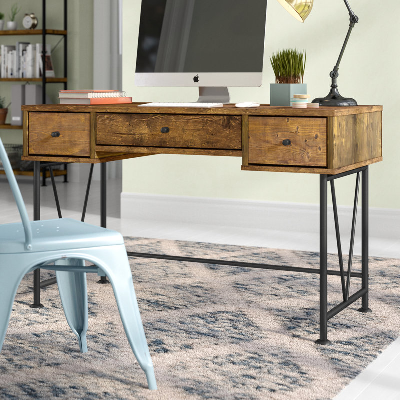 Trent Austin Design® Fallon Metal Base Writing Desk & Reviews | Wayfair