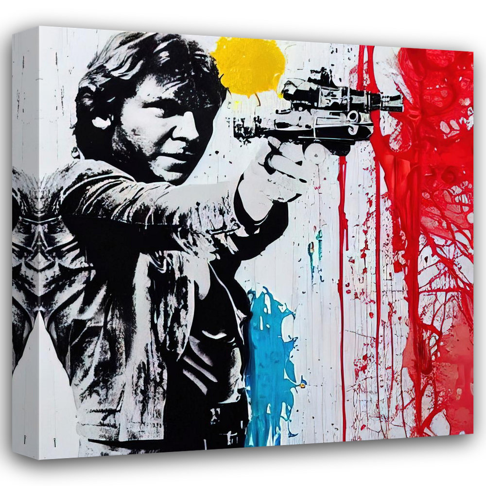 ATX Art Group LLC Hansolo Four Pop Art On Canvas, PAF-GWC-382_han ...