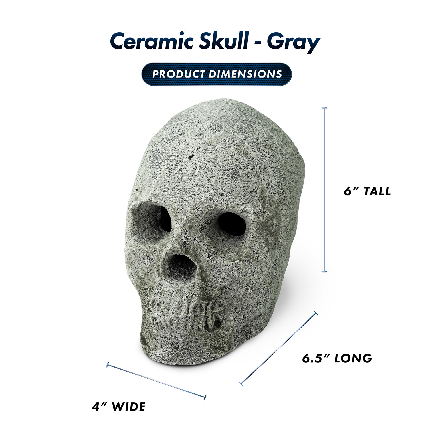 Fire Pit Essentials Ceramic Skull Fire Pit Lava Rock & Reviews | Wayfair