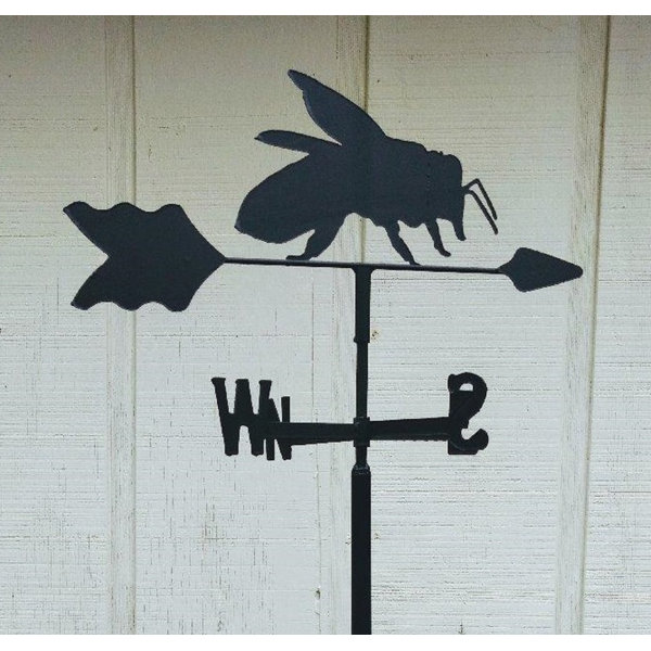 August Grove® Pallium Garden Mount Honey Bee Weathervane | Wayfair