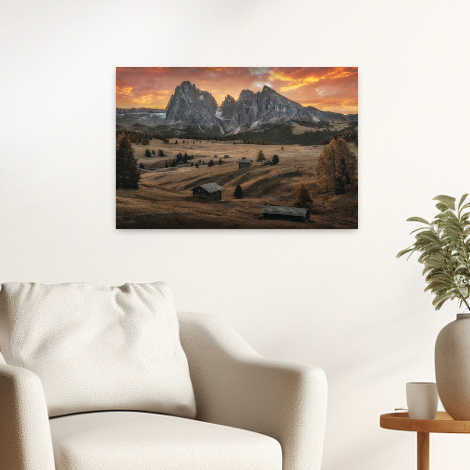 Union Rustic Seiser Alm Dreamscape Abstract Contemporary Landscape ...