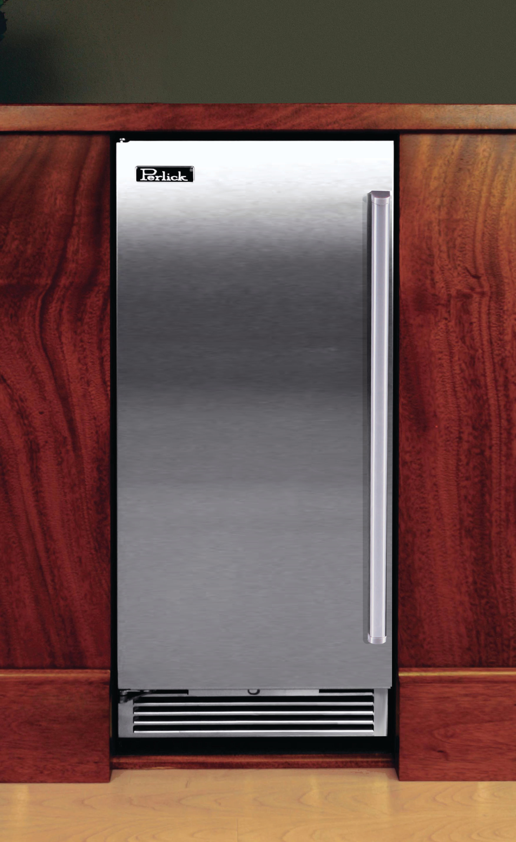 Perlick Signature Series 51 lb. Daily Production Freestanding Clear Ice ...