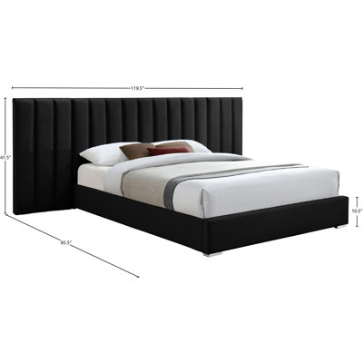 Mercer41 Haymon Velvet Bed & Reviews | Wayfair