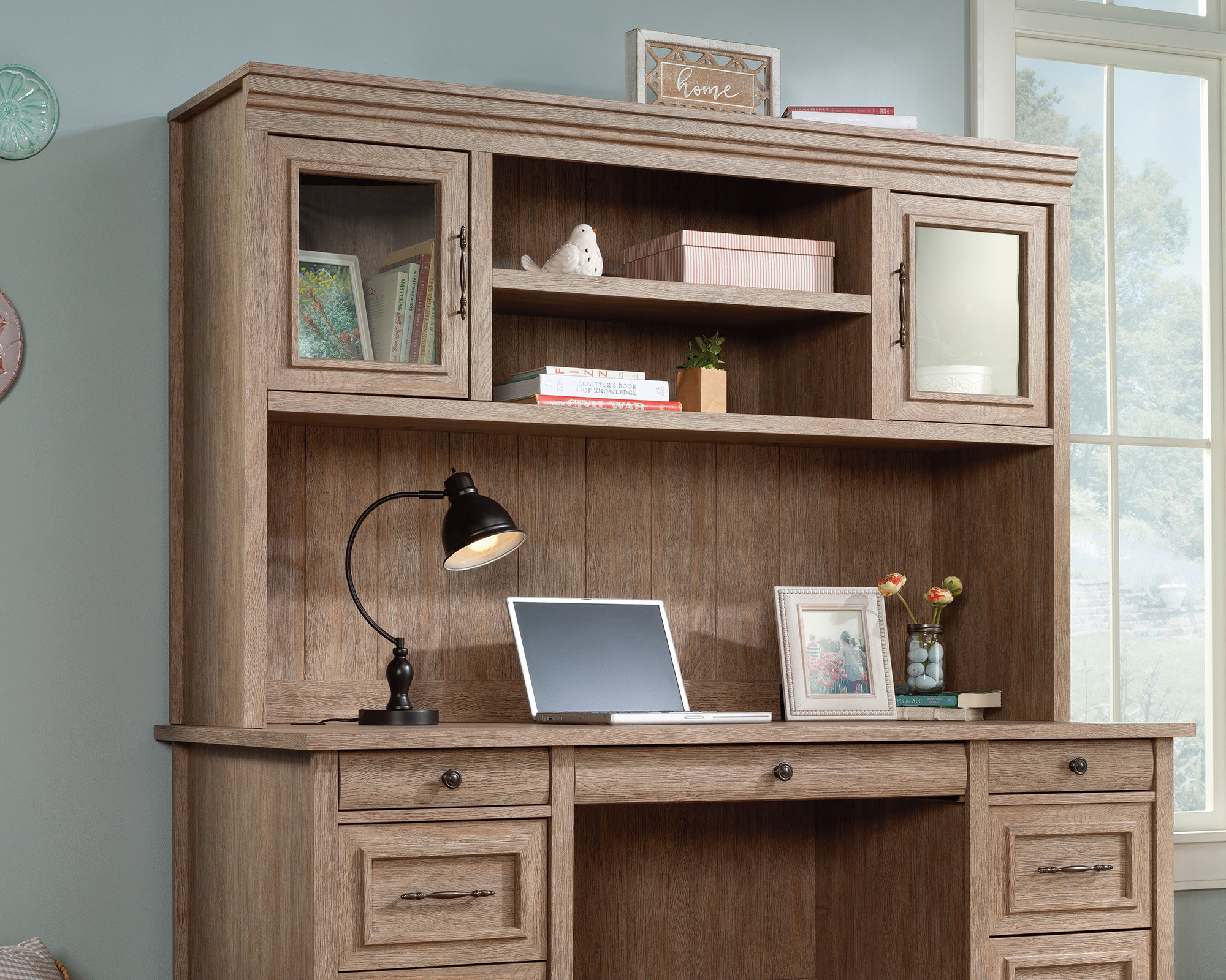 Crafters and Weavers Rollingwood Country 66" Hutch | Wayfair