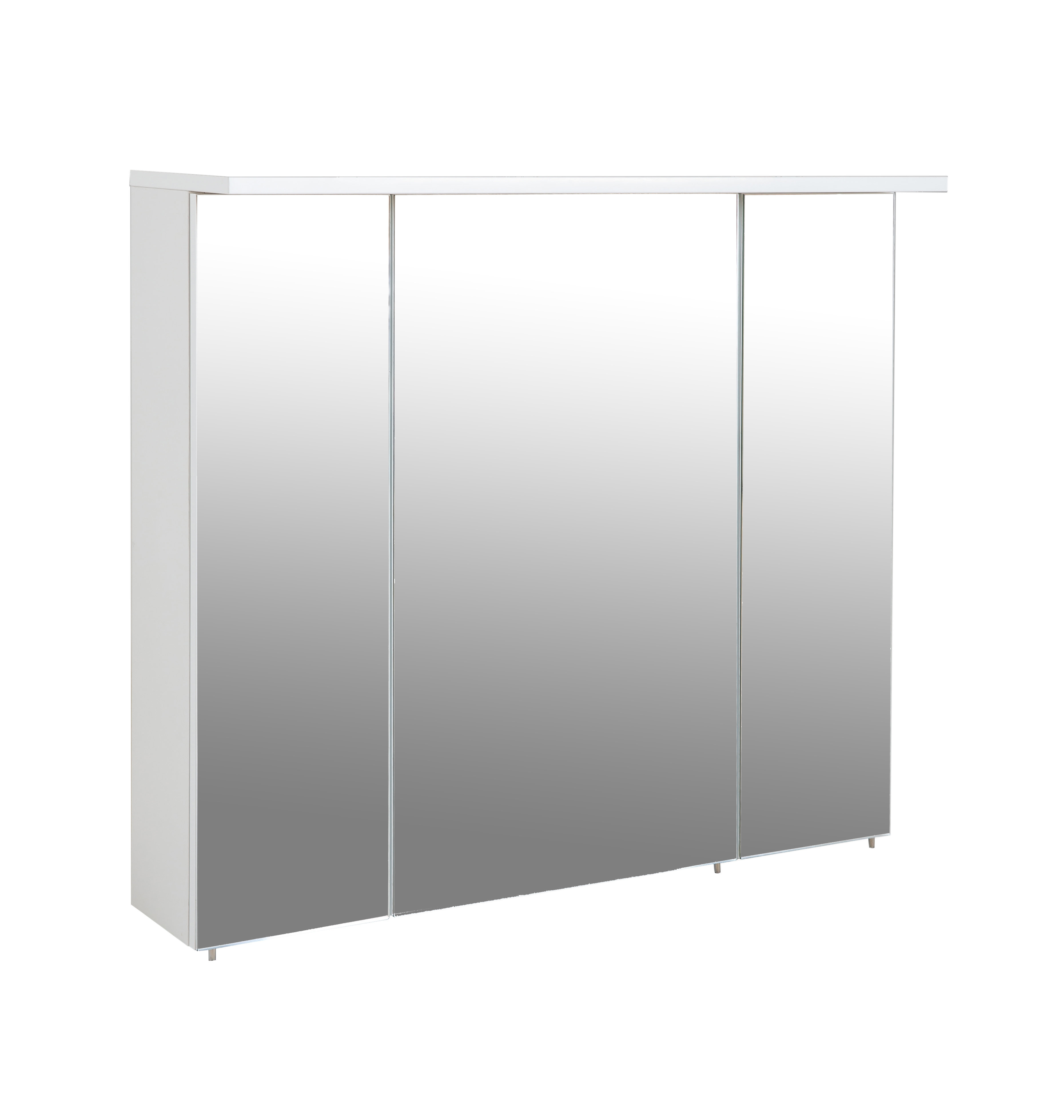 Ebern Designs Burtis Surface Mount Mirror Cabinet with LED Lighting ...