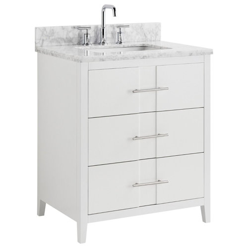 30 Inch White Bathroom Vanities You'll Love | Wayfair