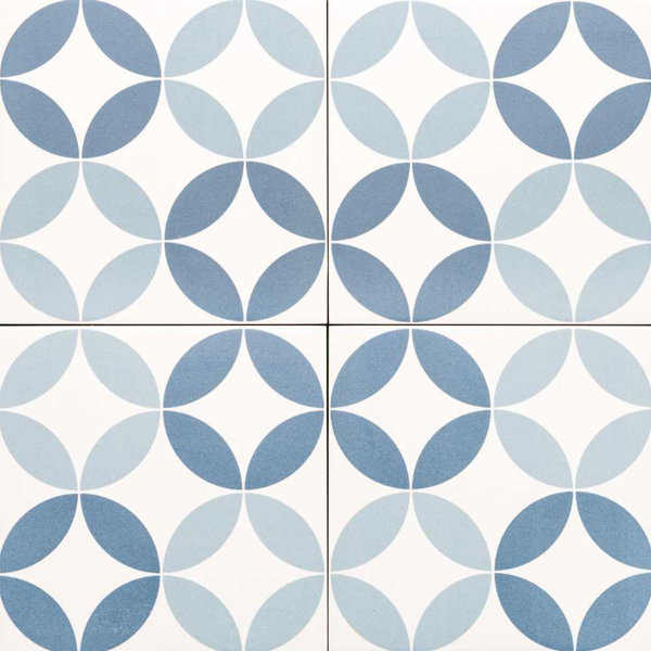 Long Island Mosaics & Tile Twinkle 8.7" x 8.7" Porcelain Patterned ...