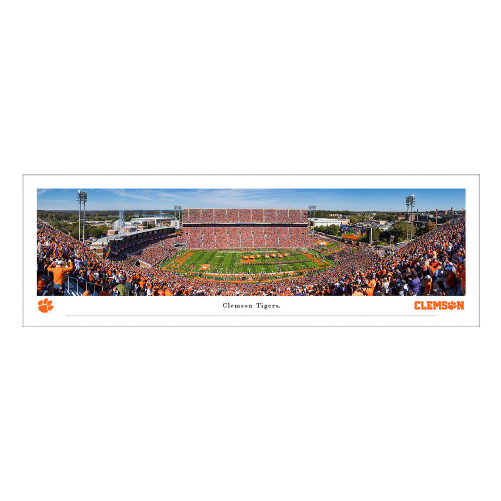 BlakewayPanoramas Clemson Tigers On Paper by James Blakeway Photograph ...