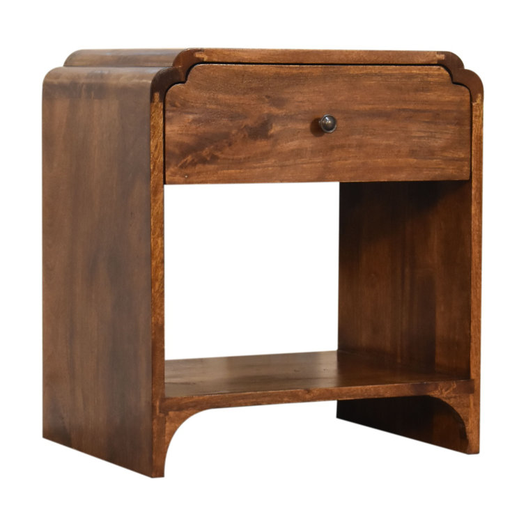 Union Rustic Amory Solid Wood Bedside Table | Wayfair.co.uk