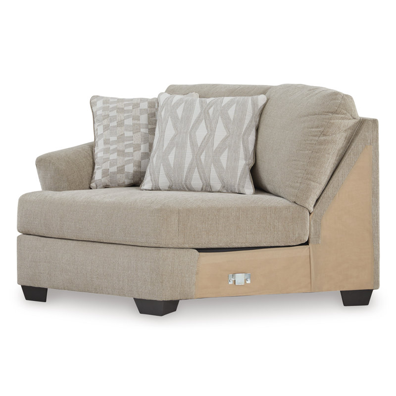 Hokku Designs Brogan Bay 3-Piece Sectional with Cuddler | Wayfair