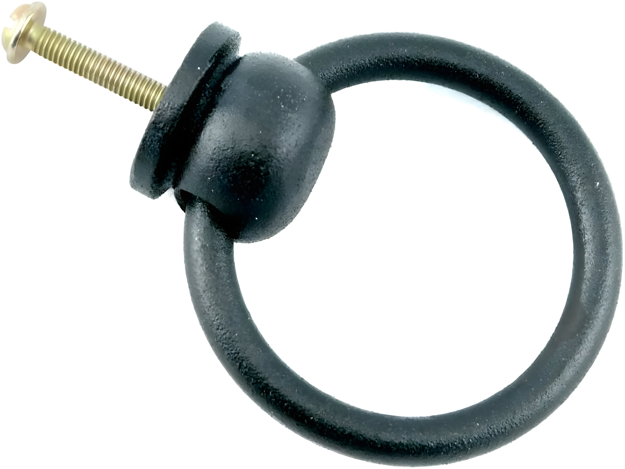 ERTCHUE RIED Cabinet Handles Cabinet Hardware - 2 In. Wrought Iron Ring Pulls With Backplate For ...