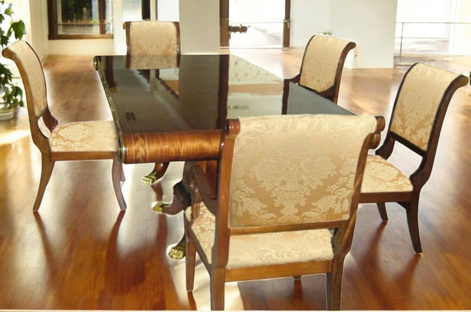 Infinity Furniture Import Infinity 8-piece Mahogany Dining Set With ...
