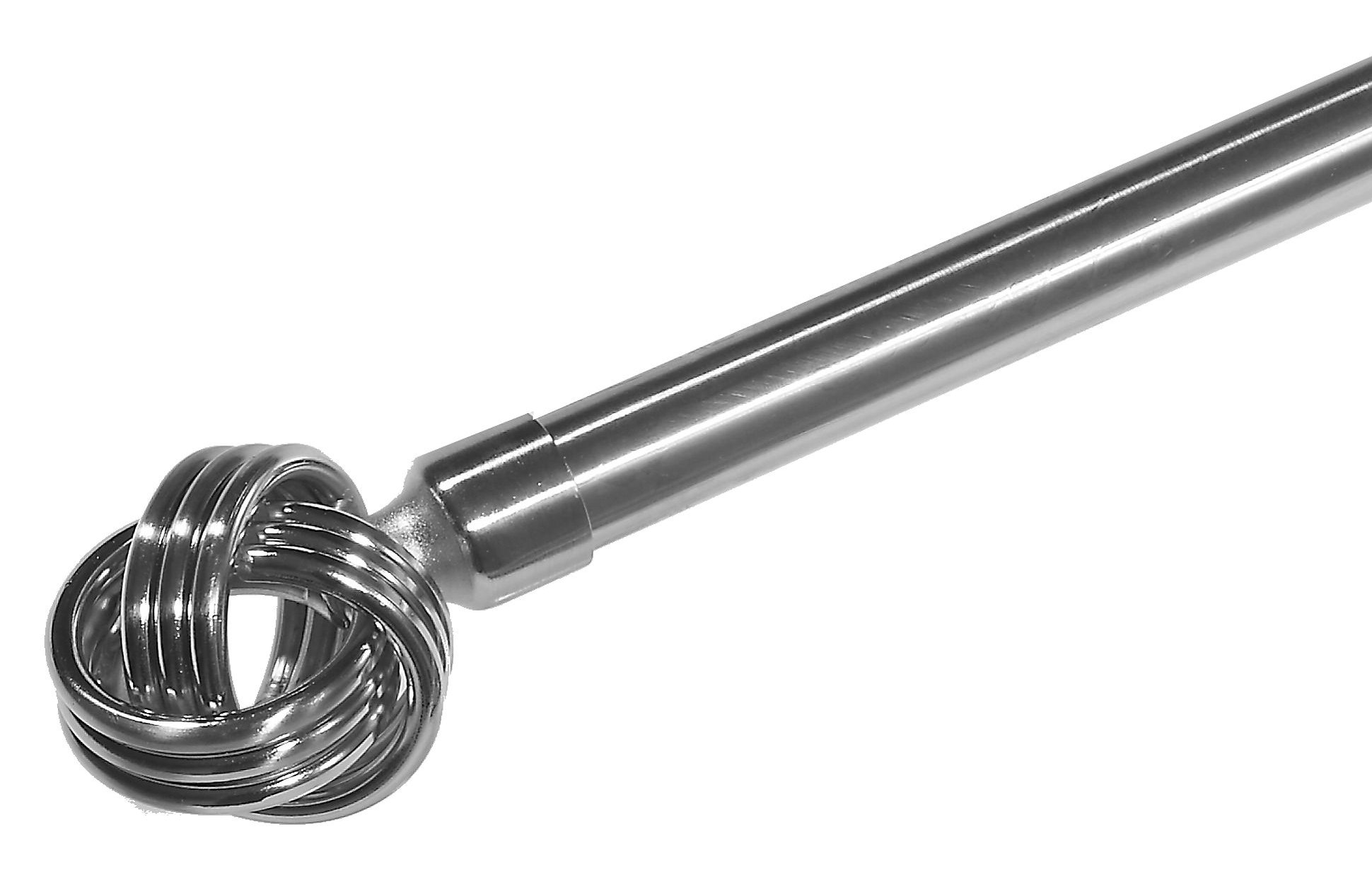Red Barrel Studio® Reidsville Knot Metal Single Curtain Rod | Wayfair