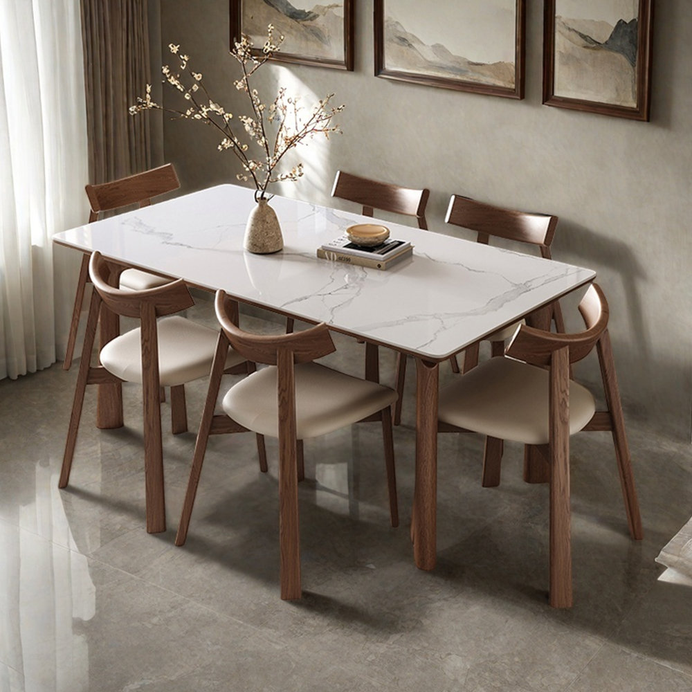 Elamer Simple light luxury high-end dining table set | Wayfair