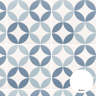 The Tile Life Twinkle 8.7" x 8.7" Patterned Matte Porcelain Floor and ...