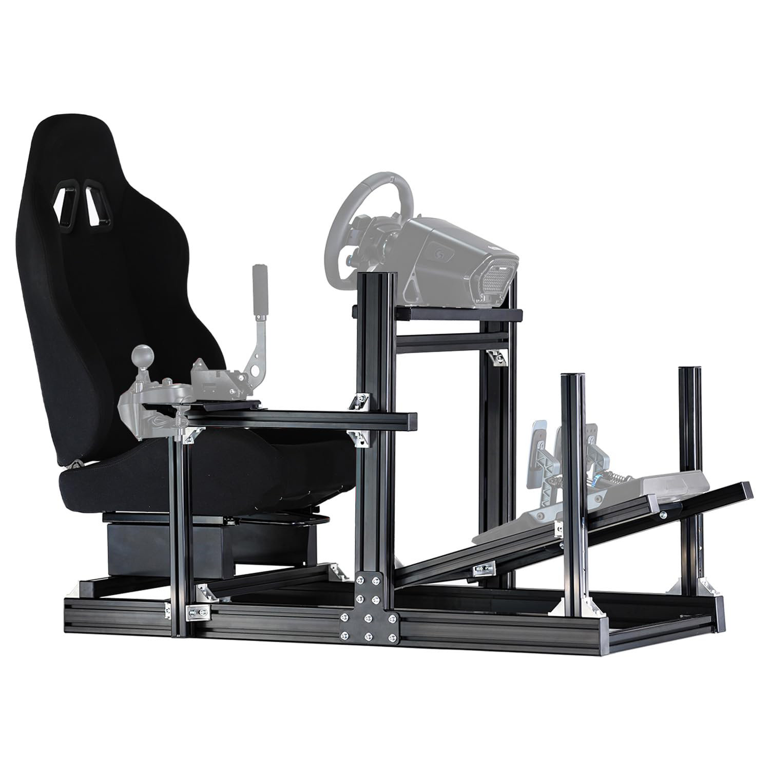 Anman Aluminum F1 Racing Simulator CockpitFit Logitech G29 Thrustmaster ...