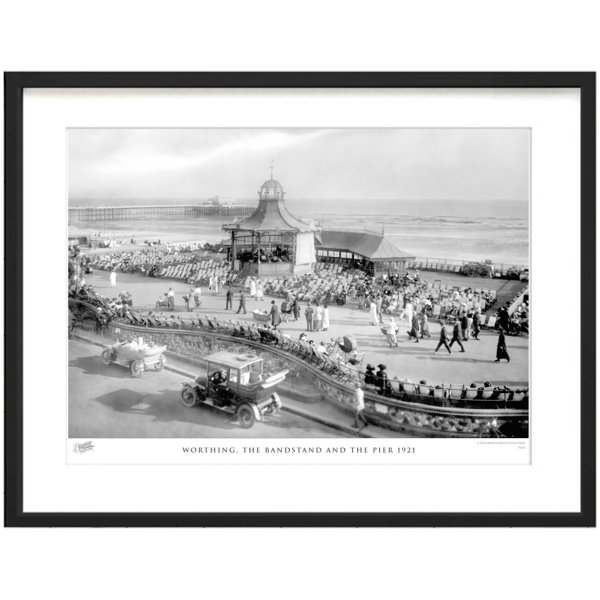 The Francis Frith Collection Worthing, The Bandstand And The Pier 1921 ...