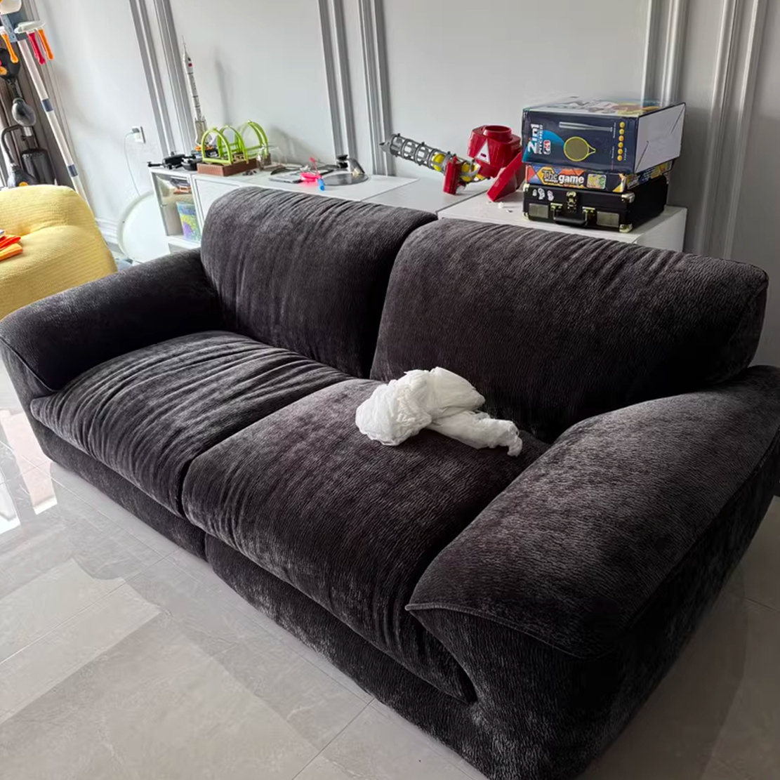 Comfort Zone Furniture.e French cream style modern simple fabric sofa ...