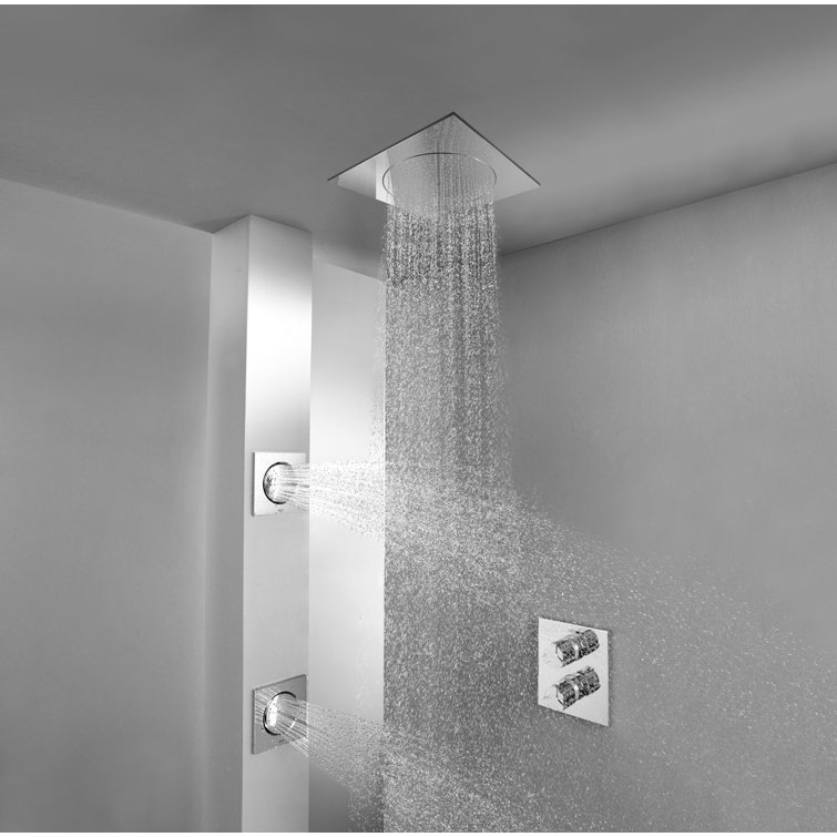 GROHE Rainshower F-Series 10" 254 x 254 Ceiling Shower & Reviews ...