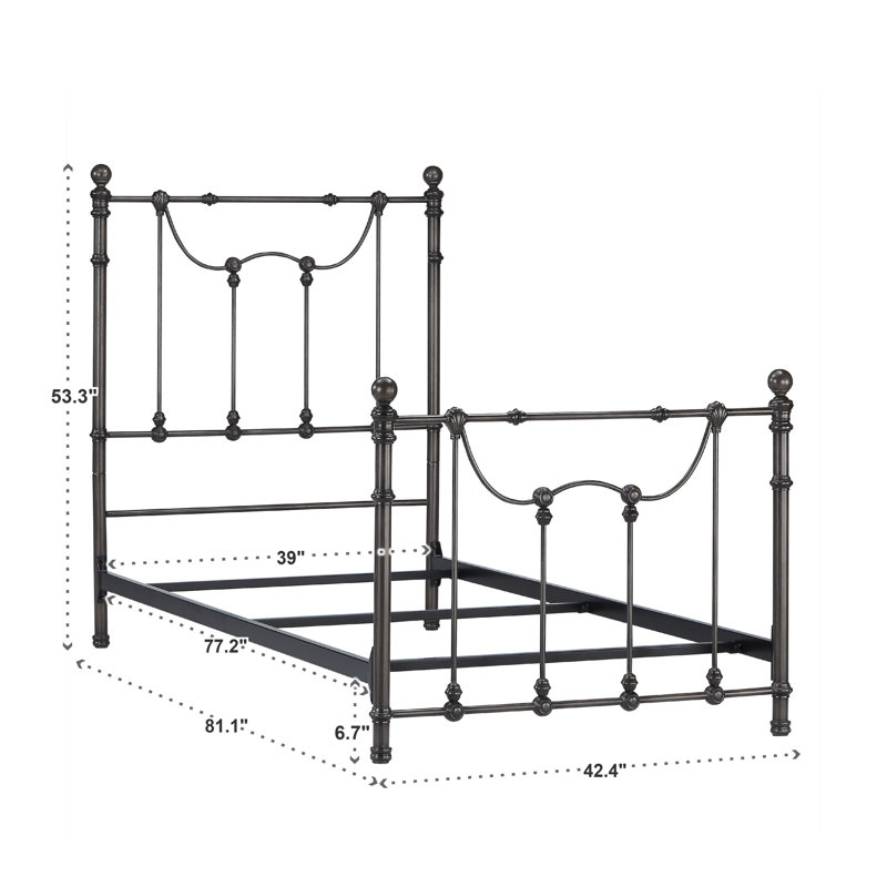 Three Posts™ Ackerman Low Profile Panel Bed & Reviews | Wayfair