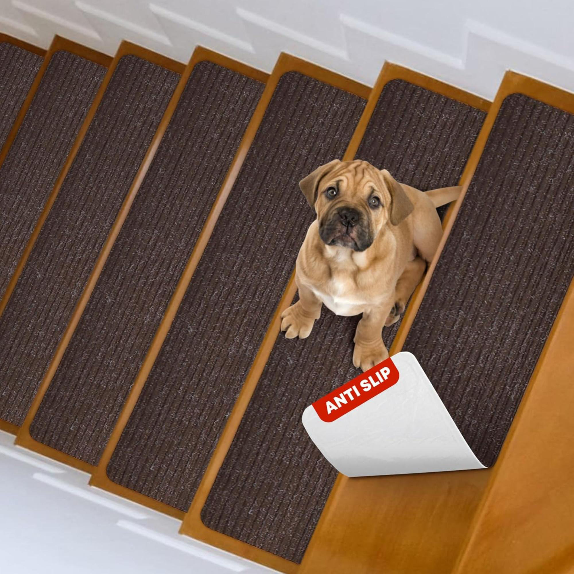 Textiles Hub Nonslip Carpet Stair Treads Non Skid Safety Rug Slip ...