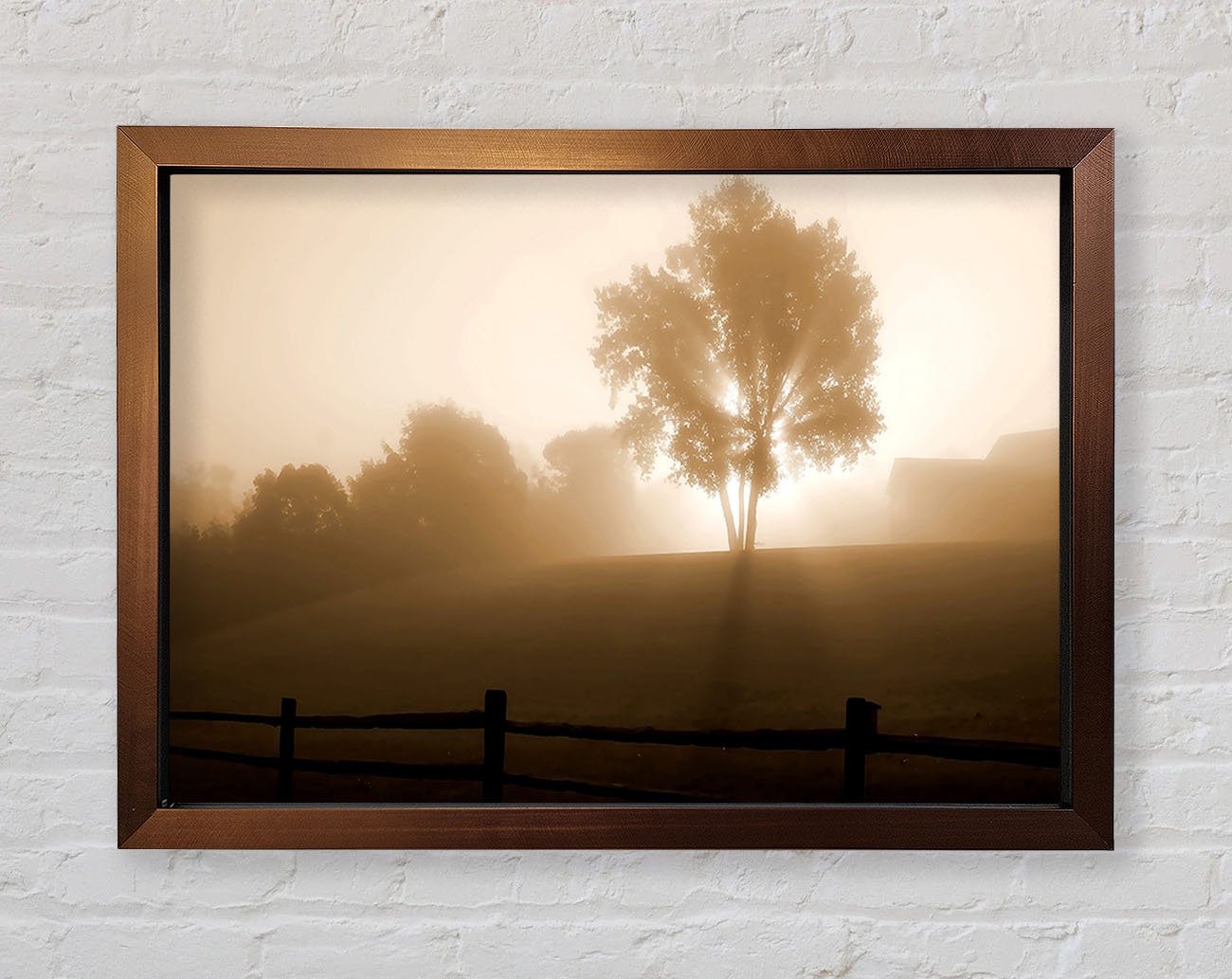 August Grove Foggy Morning - Single Picture Frame Art Prints | Wayfair ...