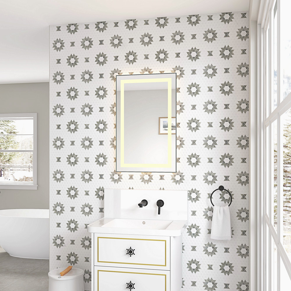 Ivy Bronx 40*24 Inbathroom Vanity Mirrors , Framed Dimmable Makeup ...