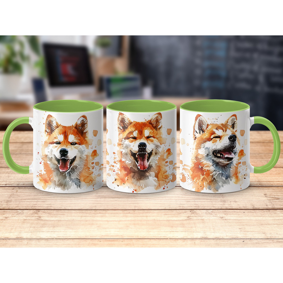 East Urban Home Watercolor French Bulldog Design 11oz Coffee Mug ...