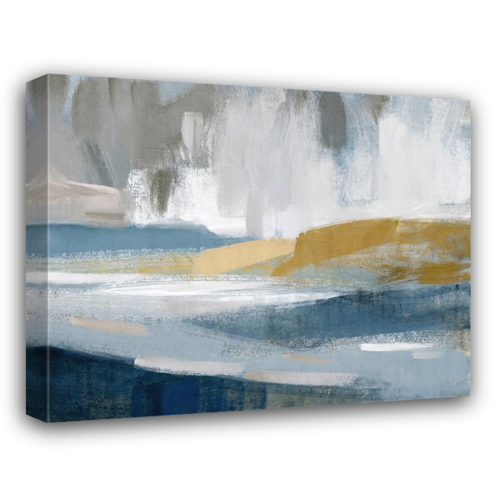 Wrought Studio™ Rainstorm - Wrapped Canvas Print | Wayfair