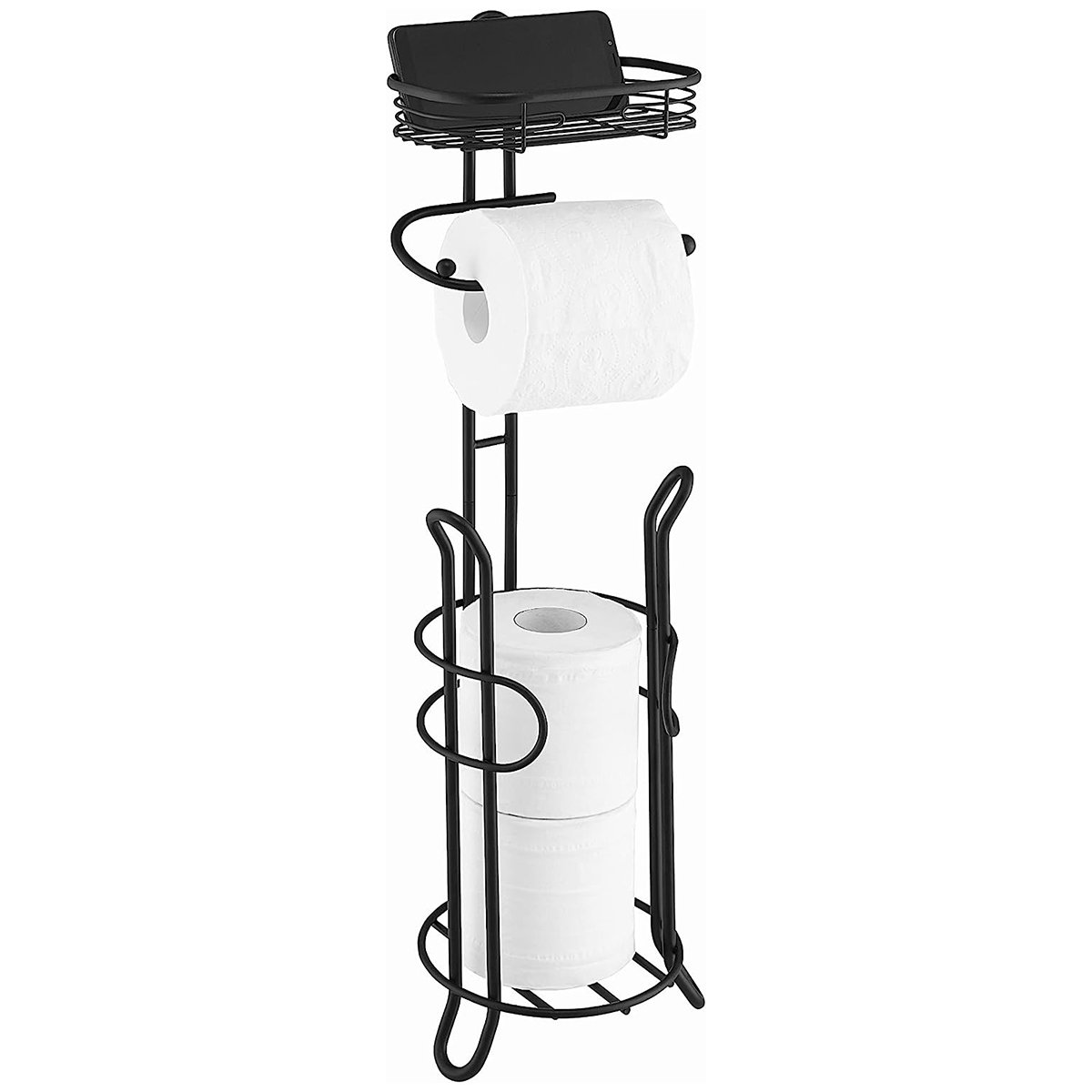 SunnyPoint Bathroom Heavyweight Toilet Tissue Paper Roll Storage Holder ...