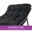 Wade Logan Caili Outdoor Steel Sling Rocking Chair Set With Ottoman ...