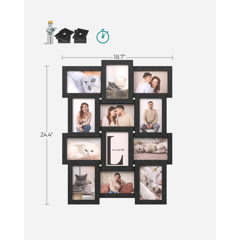 Hokku Designs 4x6 Collage Picture Frames Set(Set of 12) | Wayfair