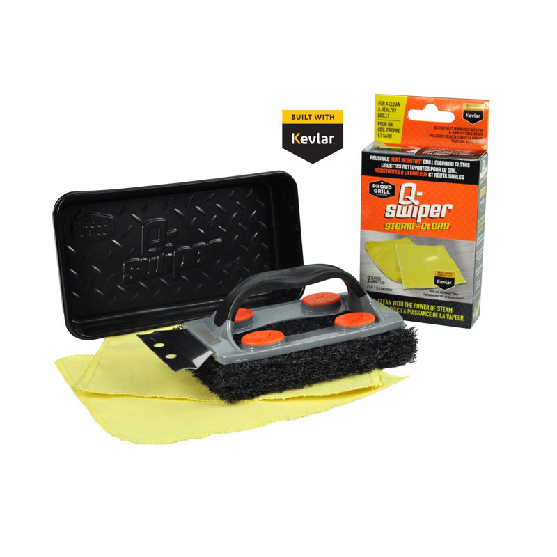 Proud Grill Q-Swiper Steam-Clean Grill Cleaning Kit 4 pc | Wayfair