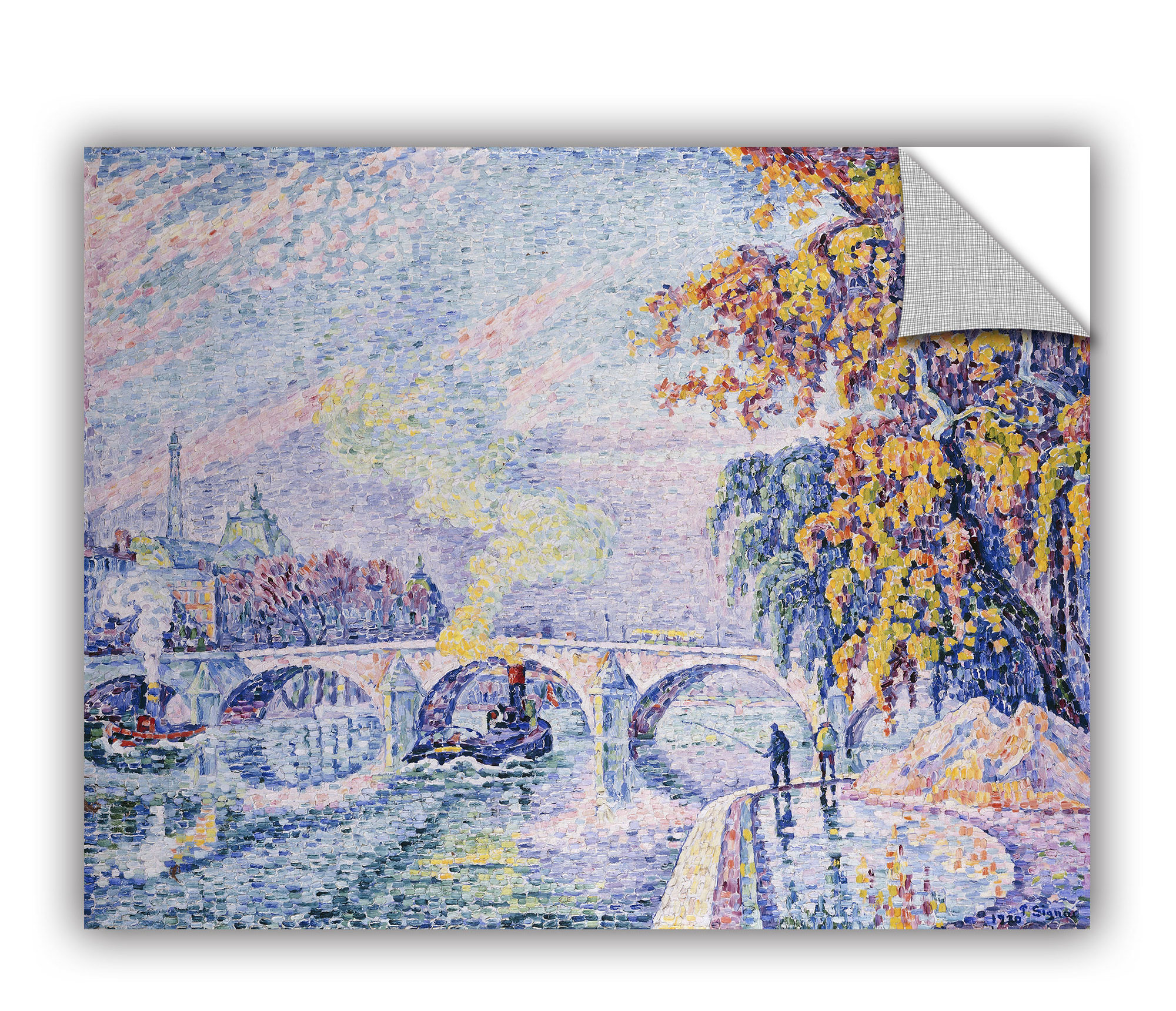 ArtWall Paul Signac Pont Royal, Autumn; Pont Royal, Automne, 1930 ...