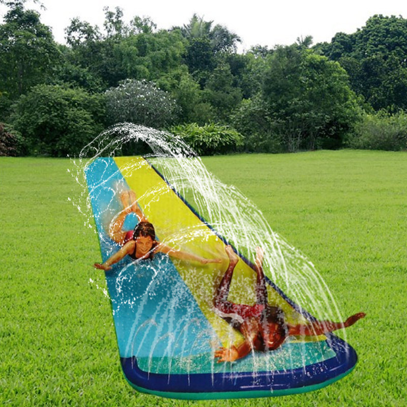 HALLOLURE Water Slide Mat Toys & Inflatables & Reviews | Wayfair