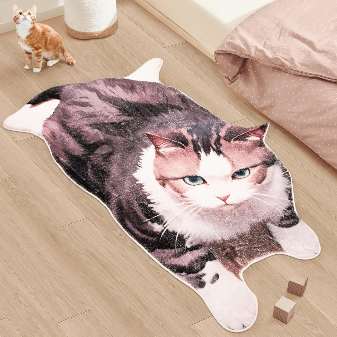 Dakota Fields 5.2 X 3.2 Ft,Funny Kids Pets Rug,Irregular For Bedroom ...