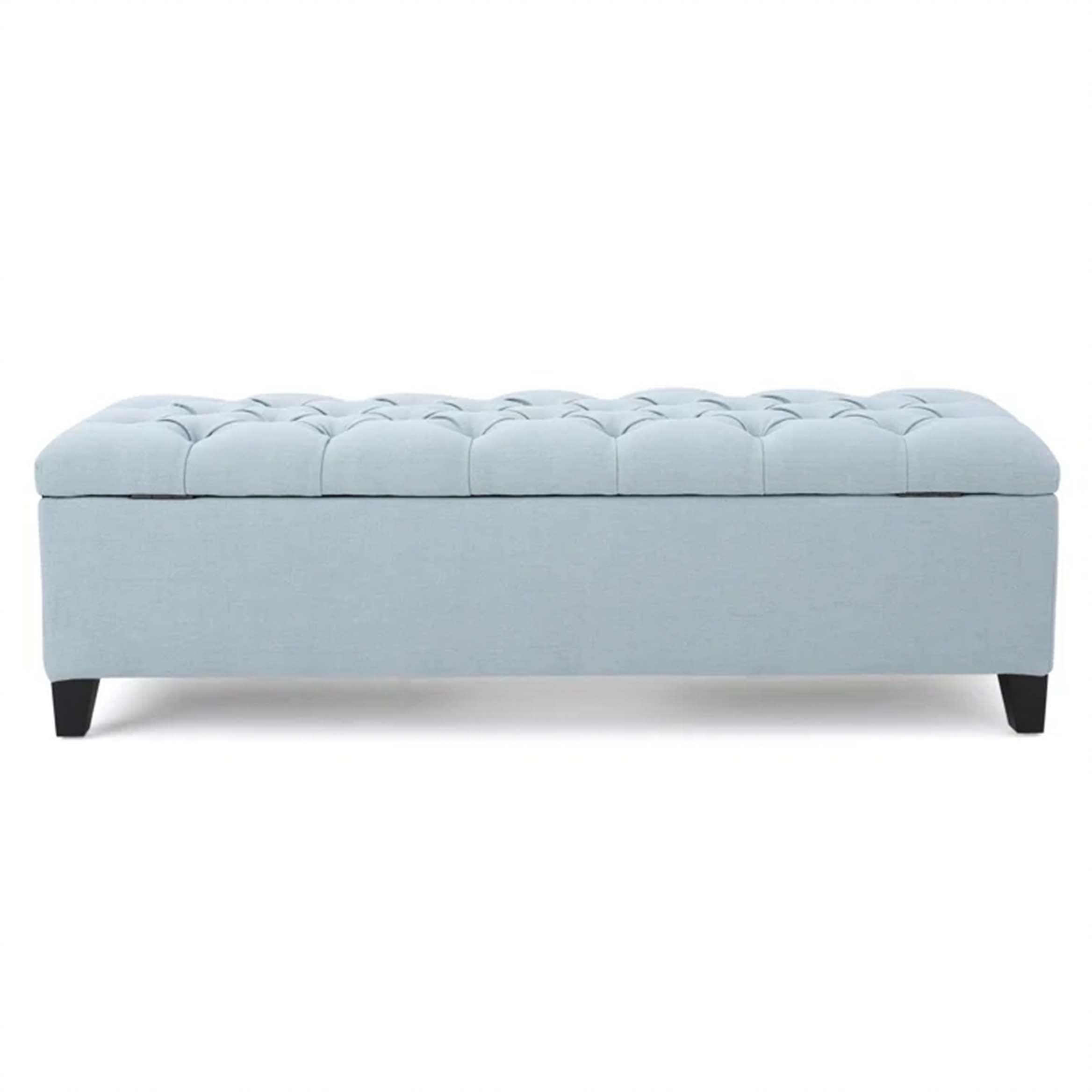 Ebern Designs Ivalda Fabric Upholstered Storage Bench | Wayfair