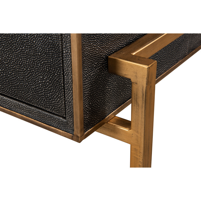 Sarreid Ltd Shagreen Writing Desk & Reviews | Perigold