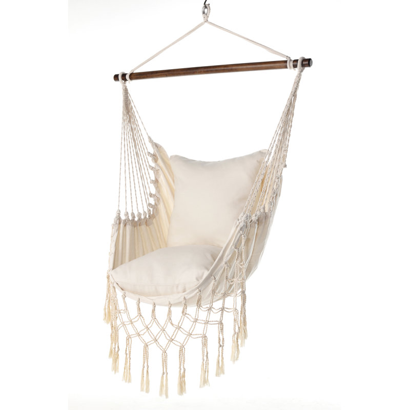 Dakota Fields Macrame Fringe Chair Hammock | Wayfair