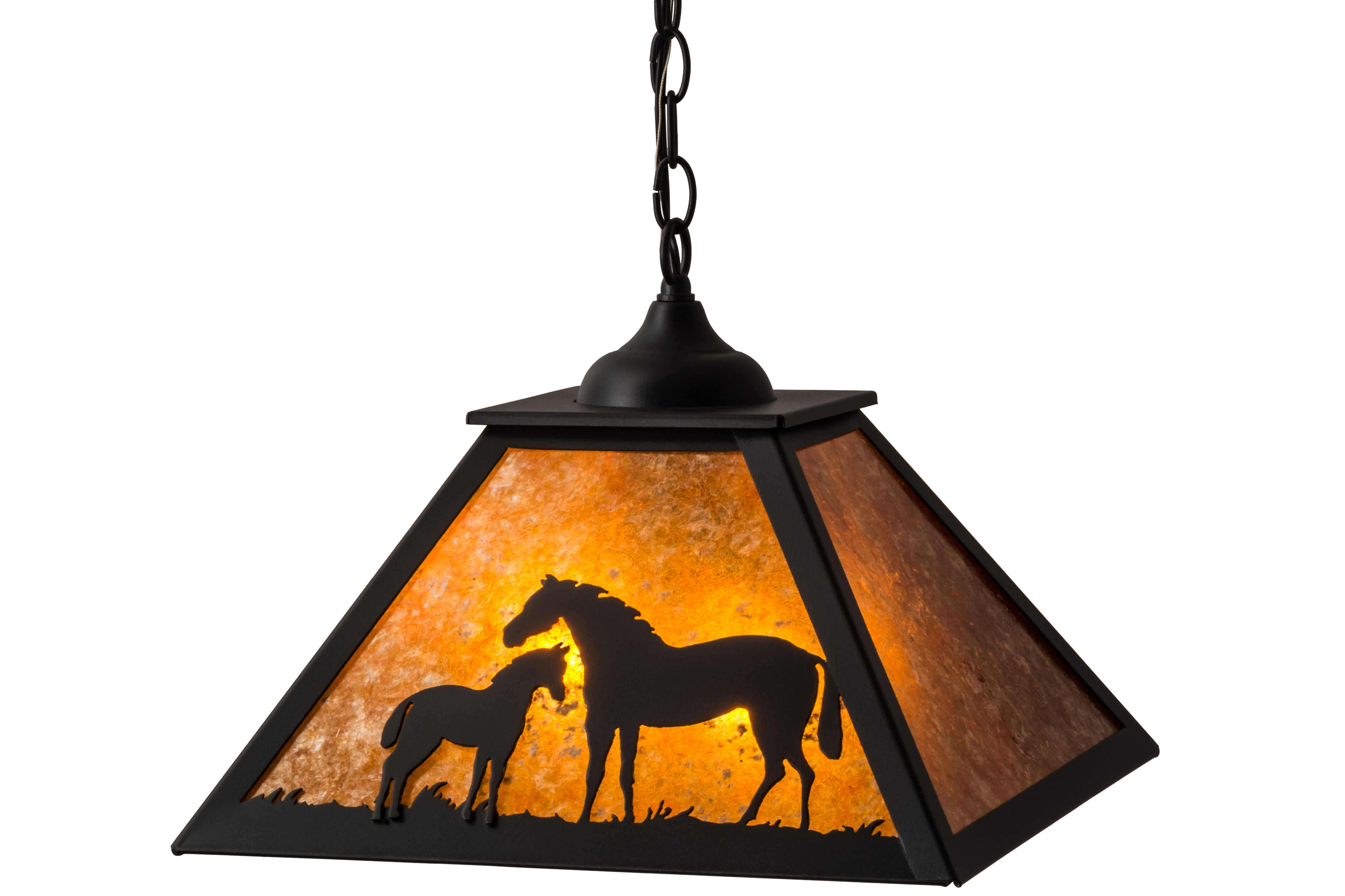 Meyda Lighting Mare and Foal 2-Light Shaded Pendant - Wayfair Canada