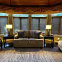 Latitude Run® Alaric 26" Strip Glass Table Lamp Set With USB Ports ...