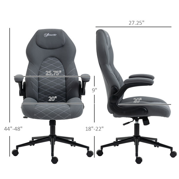 Latitude Run® Ultimate Comfort Polyester Office Chair Executive Style ...