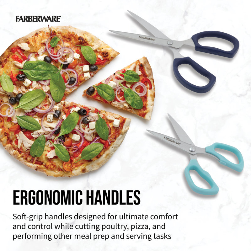 Farberware 2-Piece All-Purpose and Utility Scissors Set | Wayfair