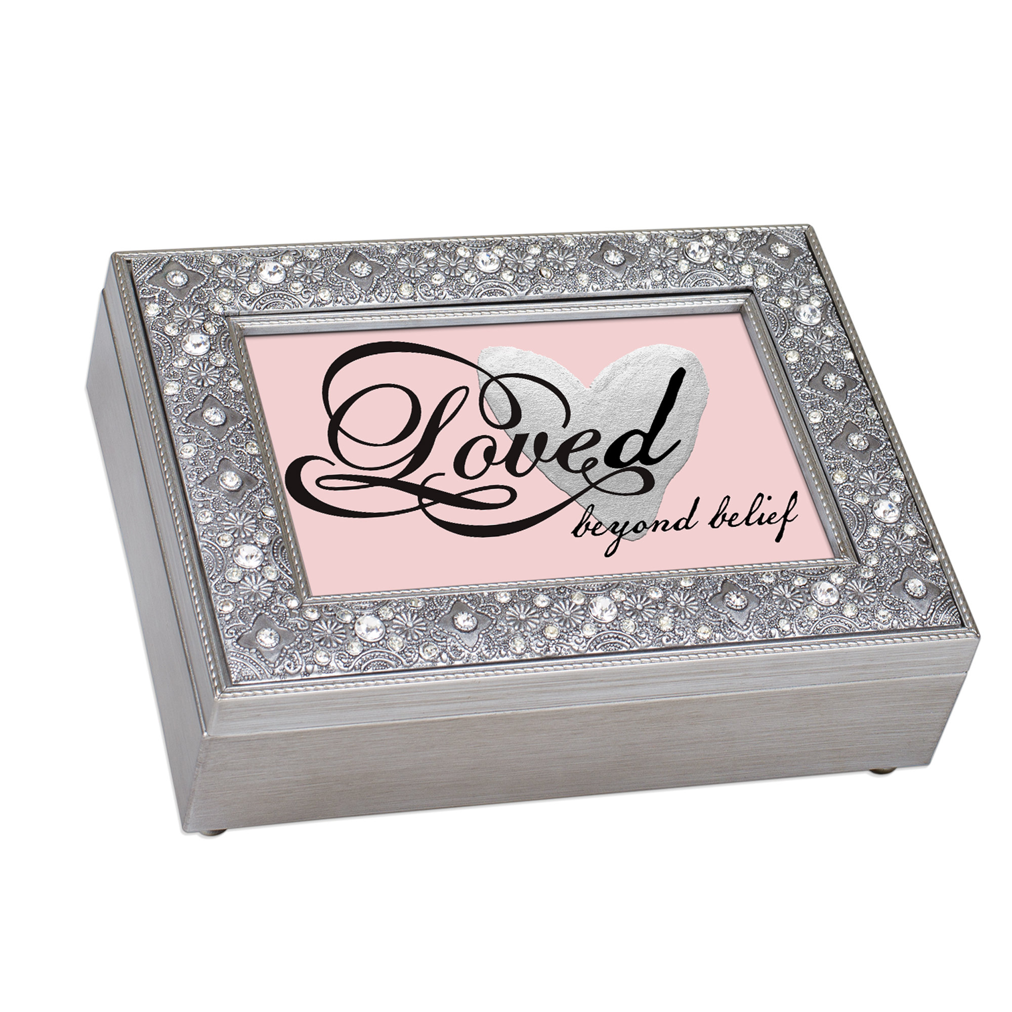 Trinx Eddward Filigree Loved Beyond Belief Music Memory Box | Wayfair