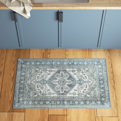 Steelside™ Milford Vintage London Fog Area Rug & Reviews | Wayfair