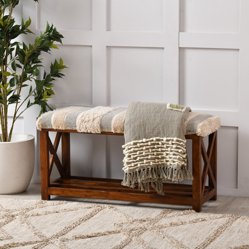 Mistana™ Eaglin Shoe Storage Bench & Reviews | Wayfair