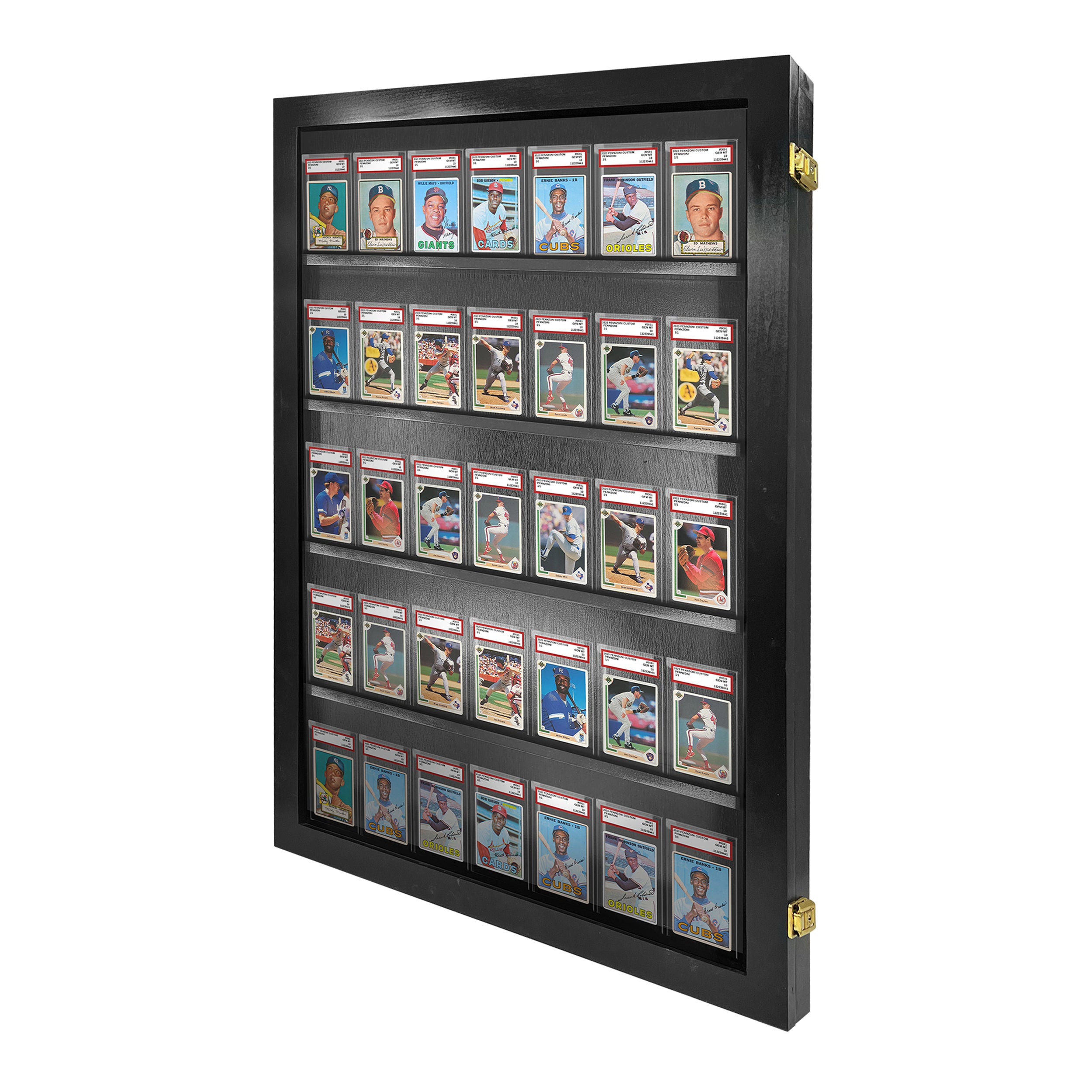 Pennzoni Display Co. PENNZONI Sports Card Display Case, Holds 30 PSA ...